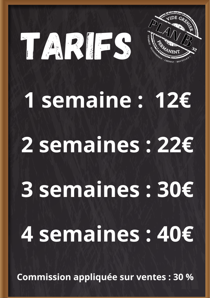 Plan B 32 – Vide grenier permanent